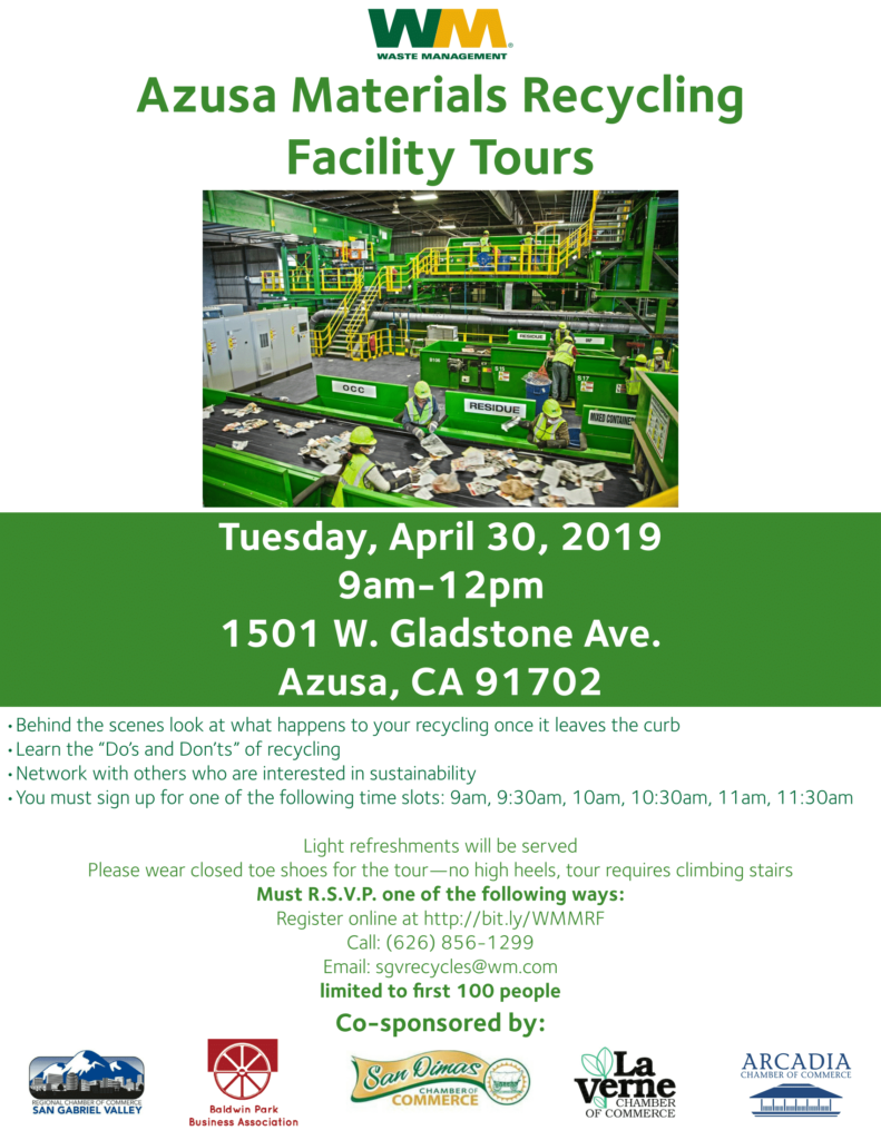 Waste Management Azusa MRF Tour – Baldwin Park Business Association